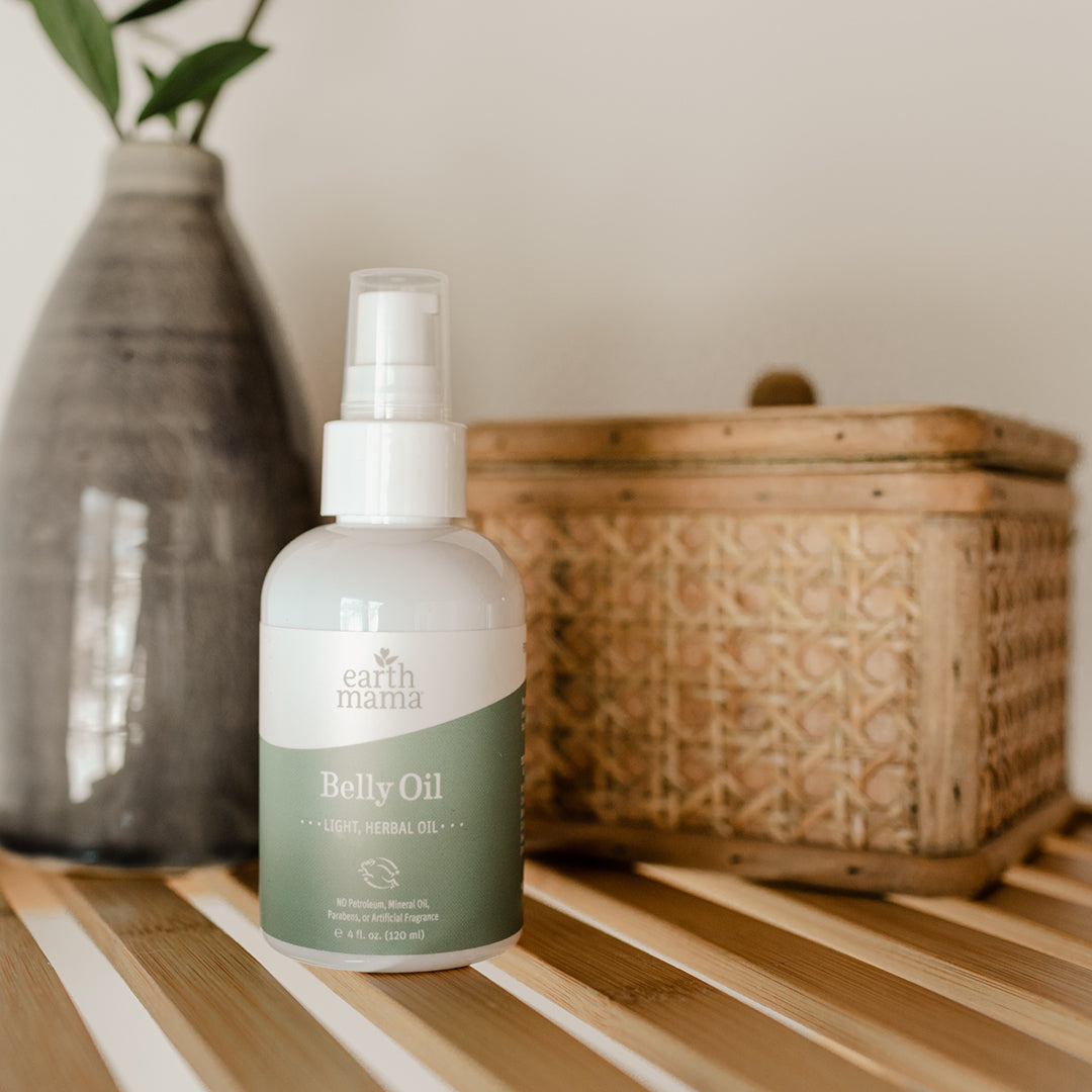 Earth Mama Organics | Belly Oil – Raw Lily