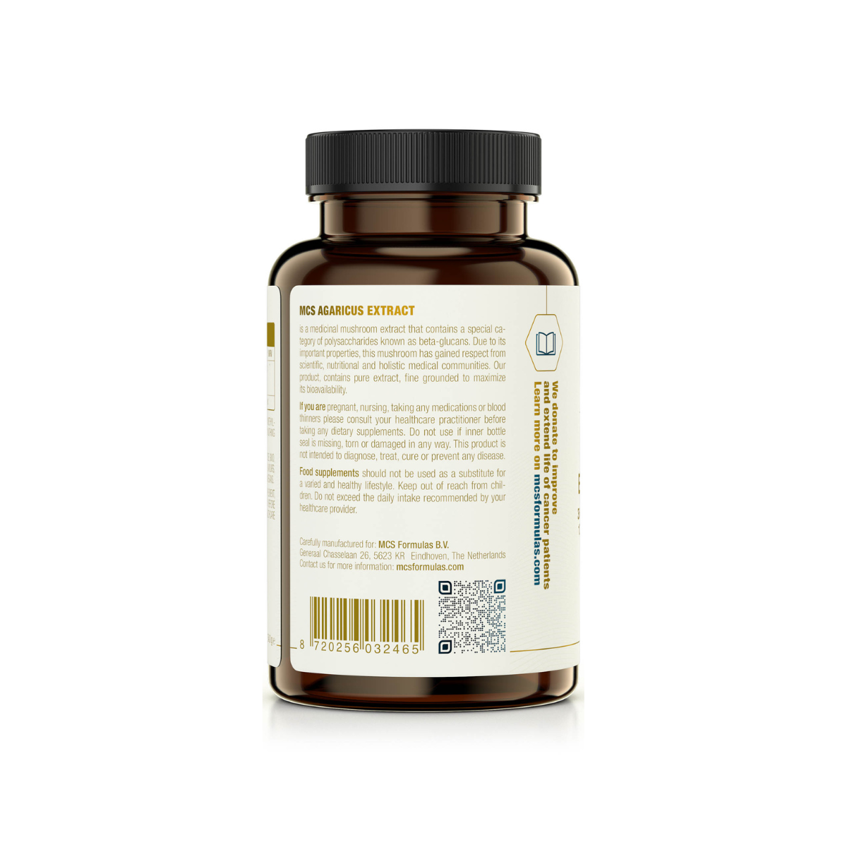 Agaricus Extract, 350mg – Raw Lily