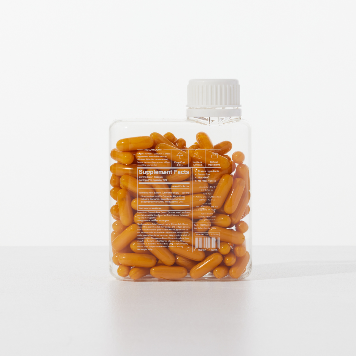 Turmeric Capsules – Raw Lily
